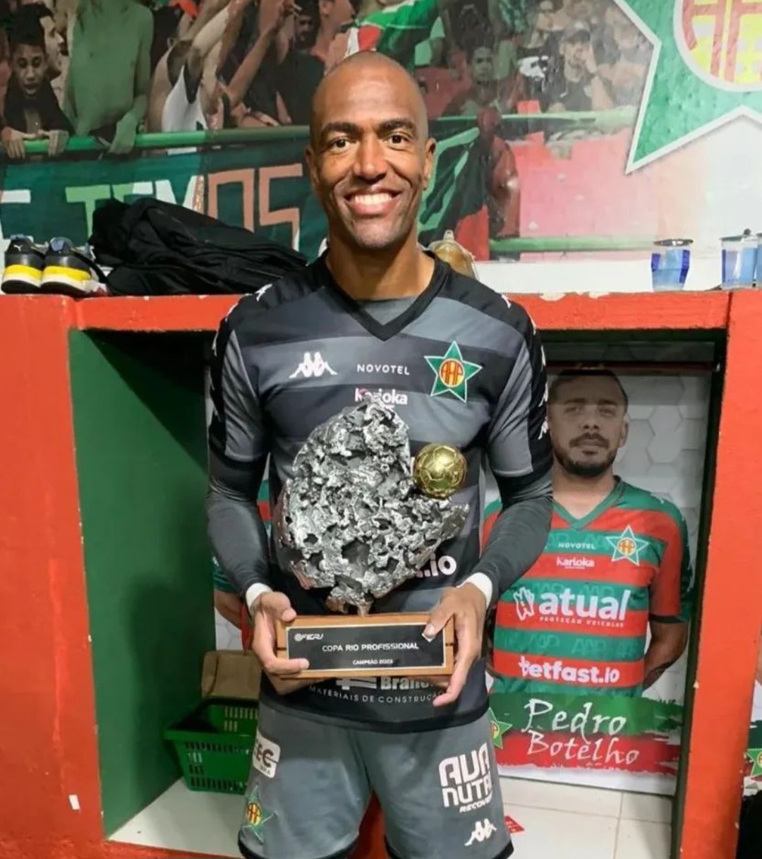 O goleiro Dida está de saída da Portuguesa-RJ - Net Lusa RJ